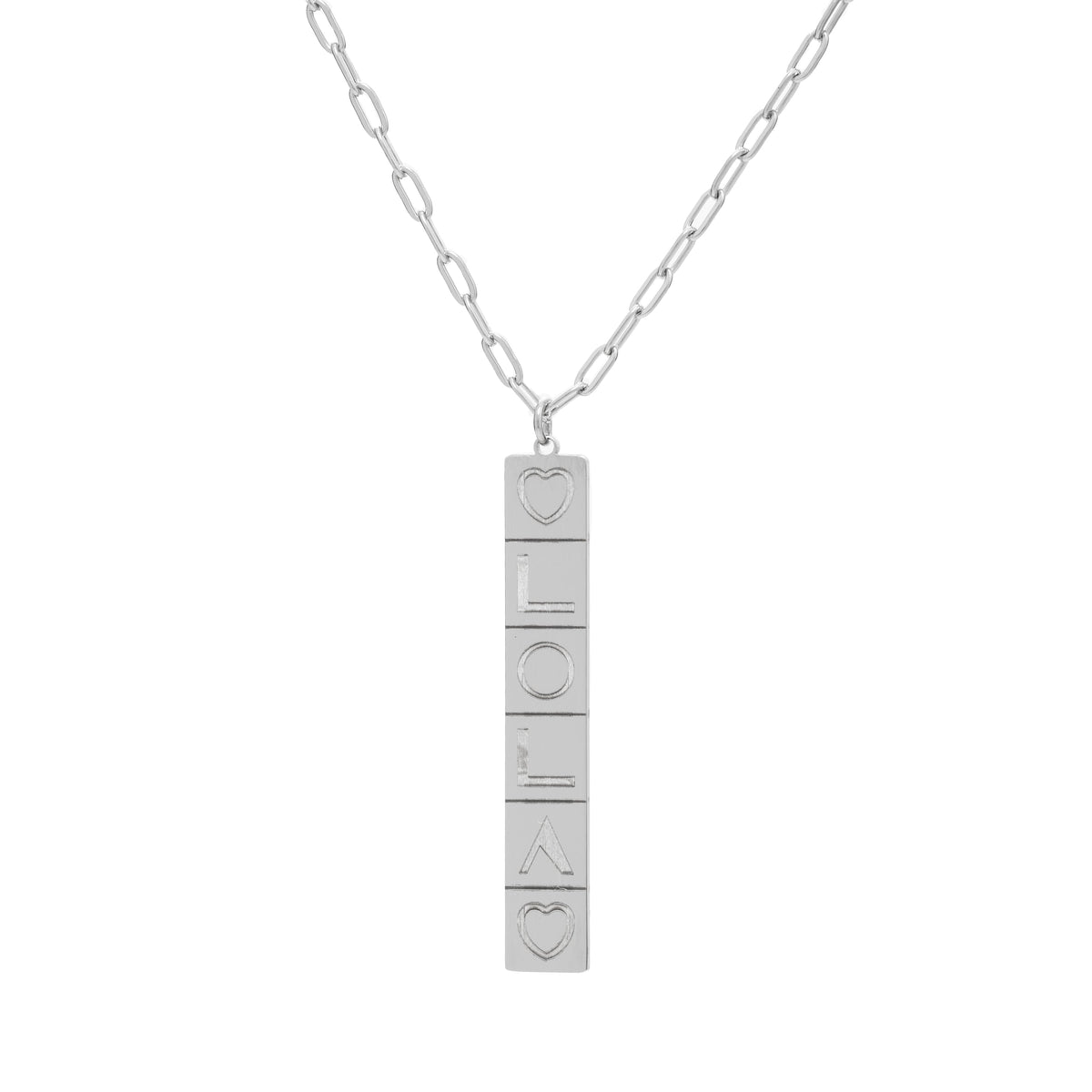 Domino Name Pendant | My Little Necklace UK